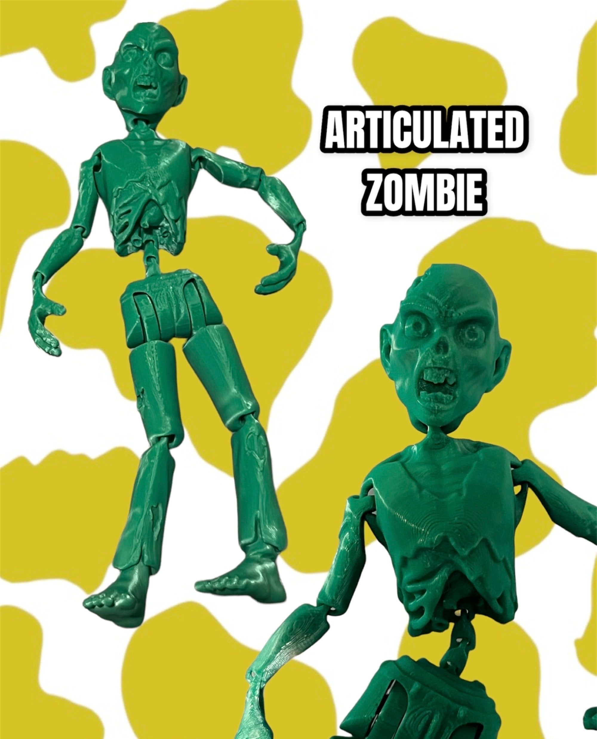 3D Printed Articulated Zombie, Perfect for Halloween Decorations! - Etsy
