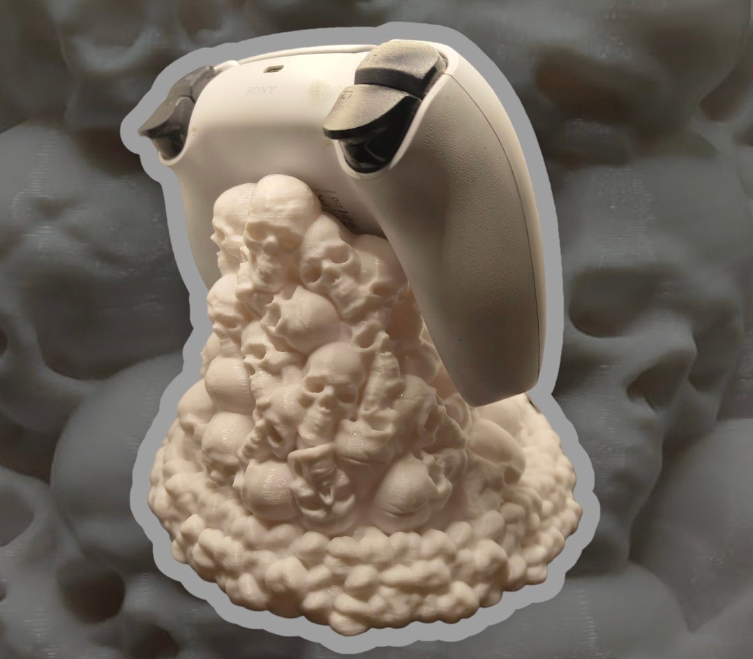 3d-printed Controller Stand for a Bone-chilling Gaming - Etsy