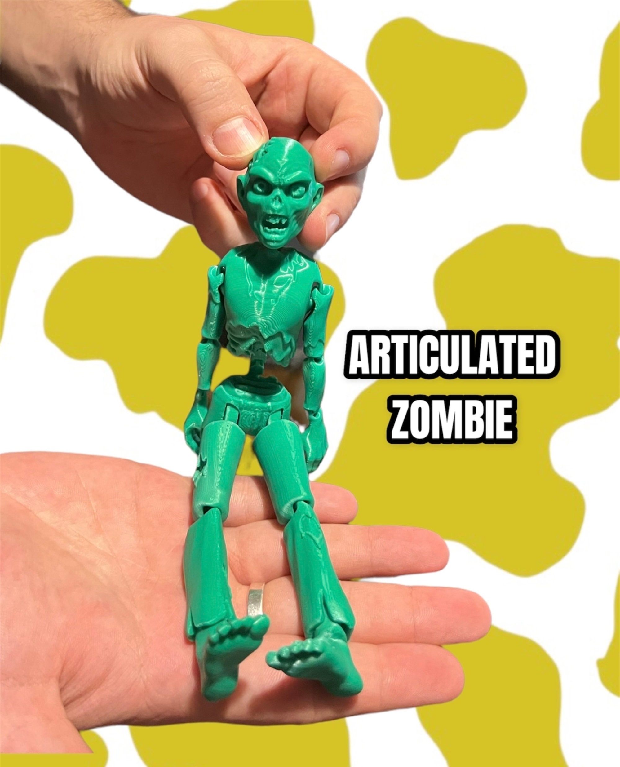 3D Printed Articulated Zombie, Perfect for Halloween Decorations! - Etsy