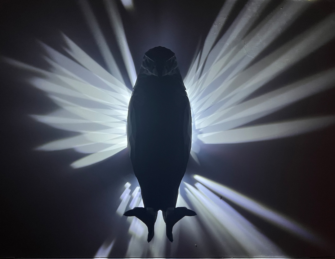 Bald Eagle 3D Printed Wall Light - Majestic Home Decor Accent - Etsy