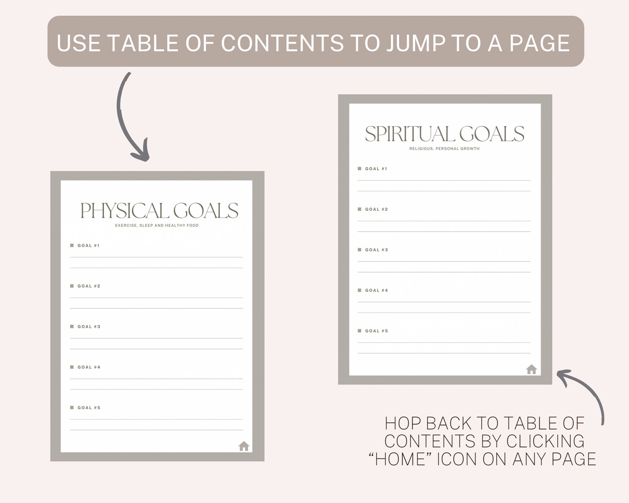 2023 Goals Journal Goodnotes Journal 2023 Goal Setting - Etsy