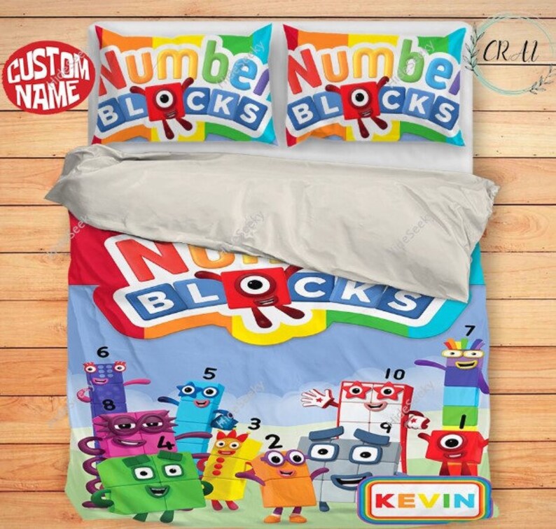 Personalized Numberblocks Bedding Set Numberblocks Quilt - Etsy