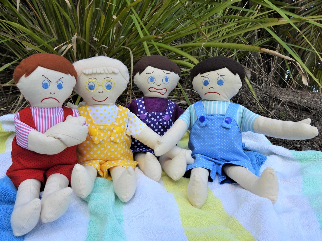 Emotion Dolls/share Feelings Dolls/dolls for Therapy/soft Sewn - Etsy