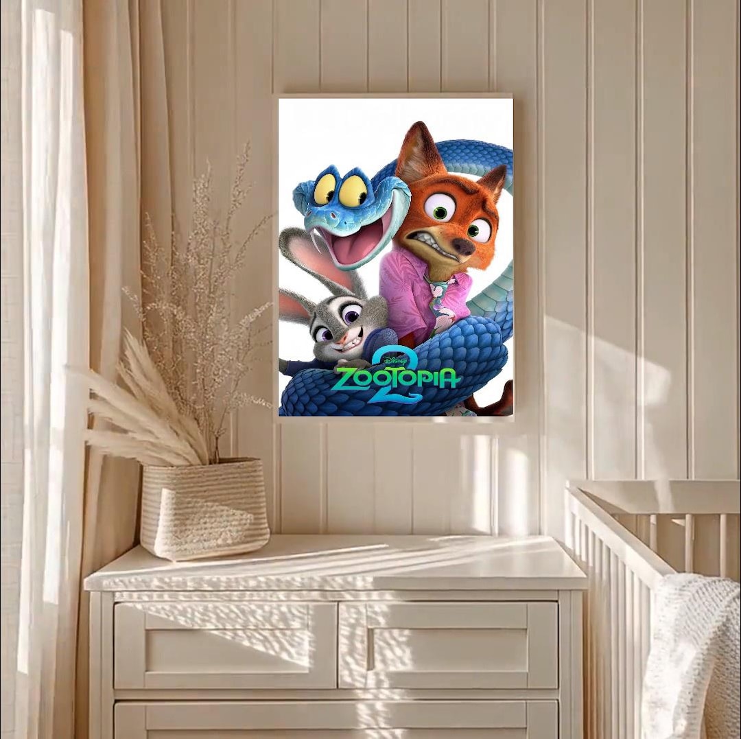 Zootopia 2 Movie Poster Premium Collectible Wall Art Print for Fans - Etsy
