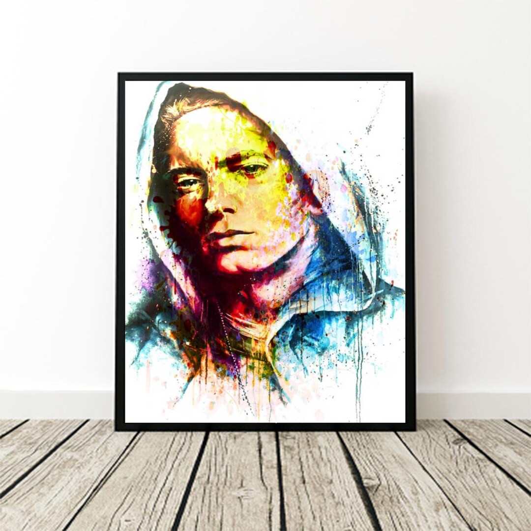 Eminem Rapper Star Collage Poster Wall Art for Home Decor, Beautiful ...