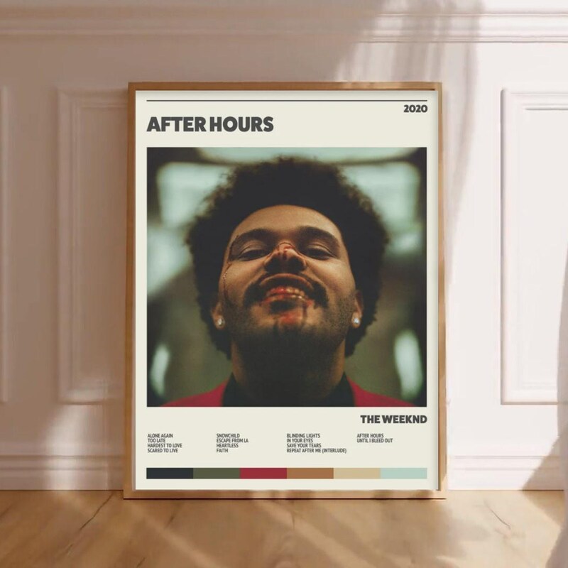 The Weeknd Poster - Etsy