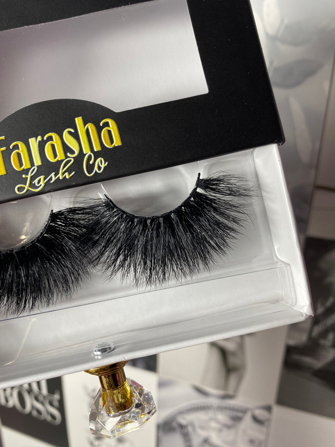 Pressure Lashes Thick Dramatic Long Cute False Eyelashes Fake - Etsy