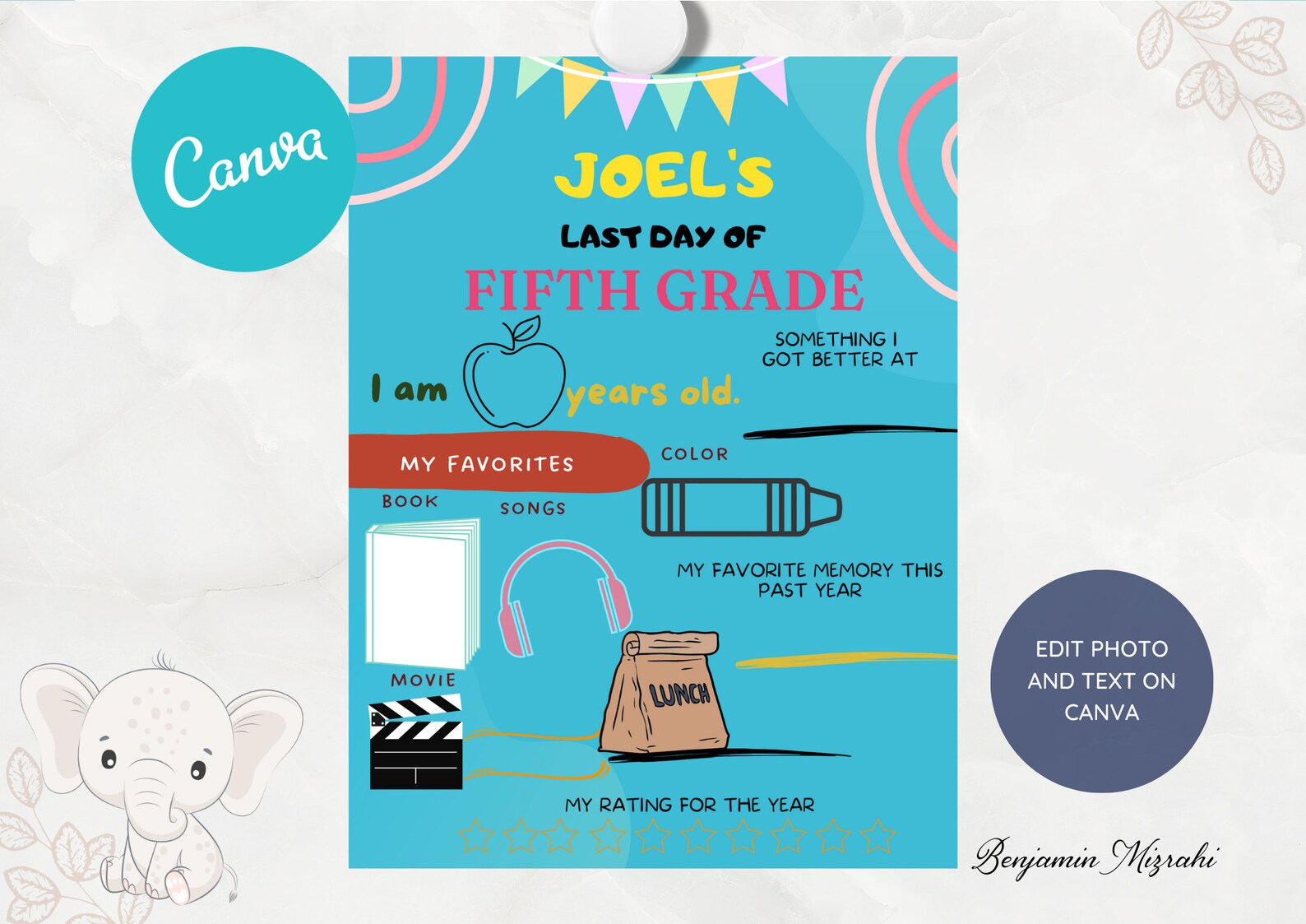 First Day of School Sign Editable Template, Last Day of School ...