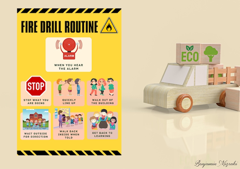 Safety Drills Visuals Safety Fire Drill Earthquake PECS - Etsy Australia
