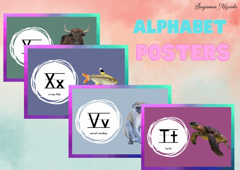 Alphabet Tracing Cards, A to Z Worksheets, Pre-k Homeschool (PDF) - Etsy