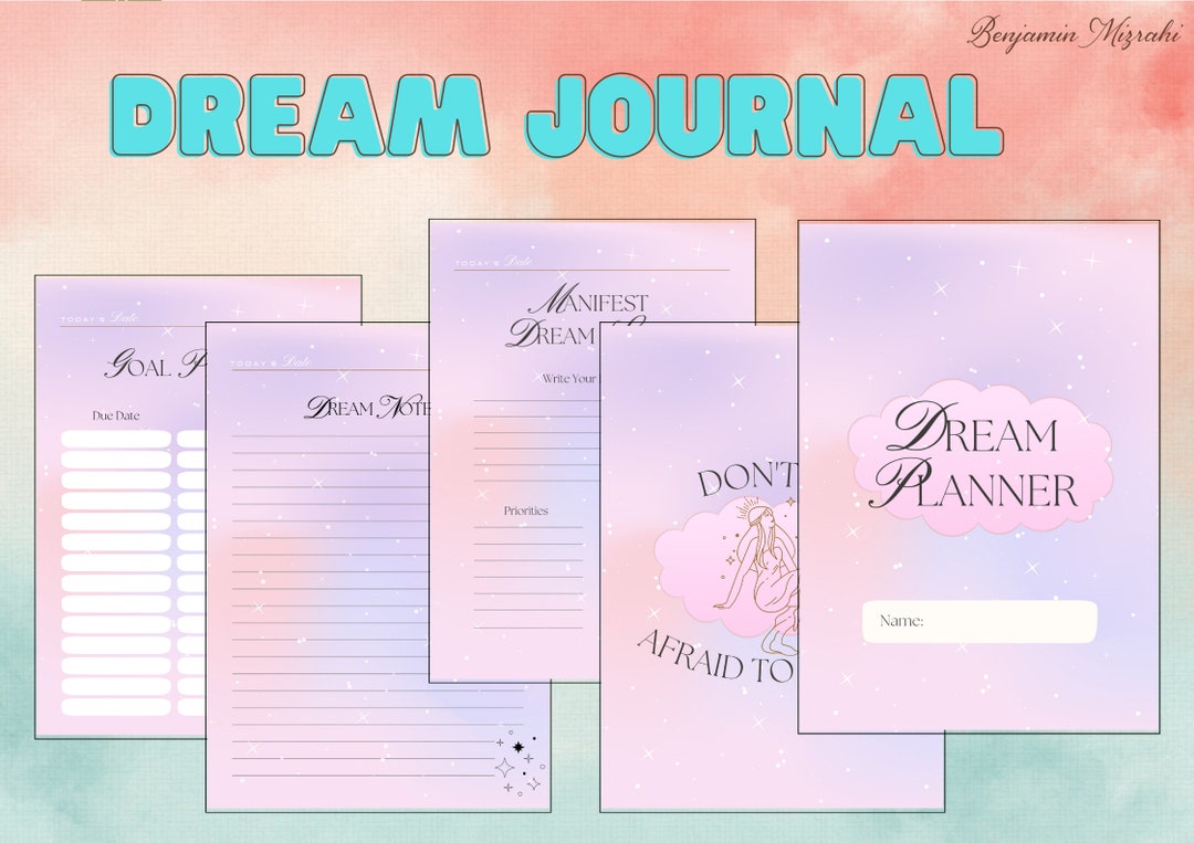 Dream and Goal Planner Goals Tracker SMART Goal Setting - Etsy