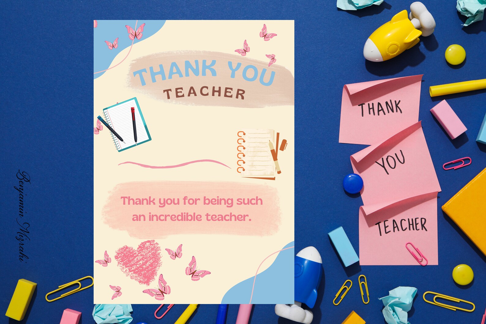 Printable Teacher Thank You Card, Teacher Appreciation Week, Thank You ...