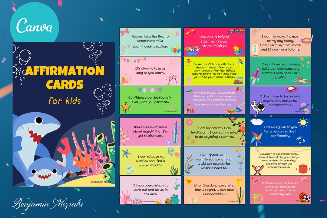 Positive Affirmation Cards, Encouragement Notes (digital Download) - Etsy