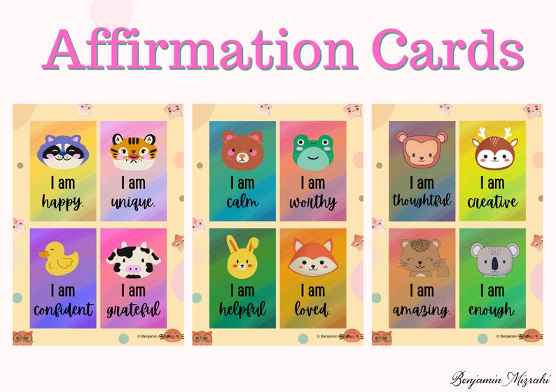 Positive Affirmation Cards | Calming Corner | Kids Affirmations ...