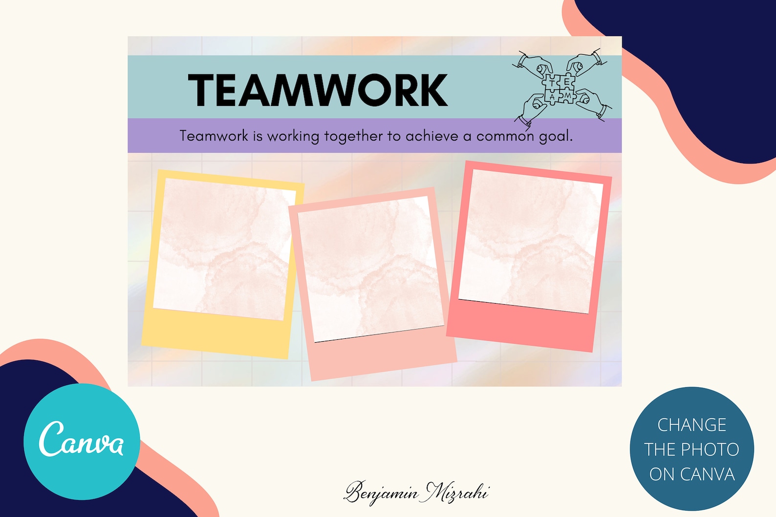 Good Behavior Poster – Student Shout Out Cards (editable Canva Template ...