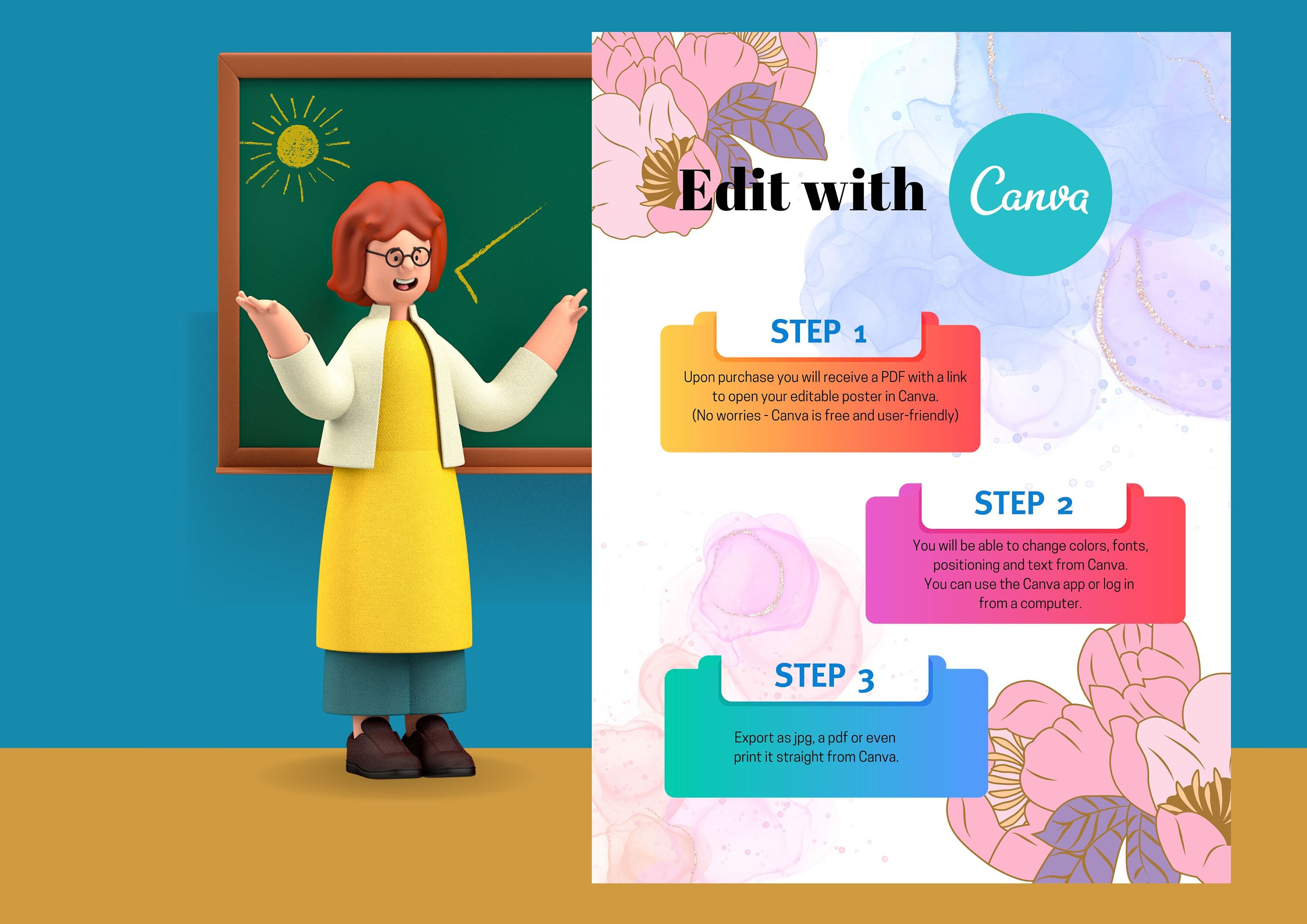 Editable First or Last Day of School - 9th Grade Boy or Girl Cute ...