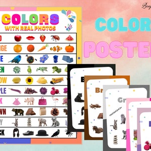 Colors Educational Poster, Crayon Theme, Classroom Decor (digital ...