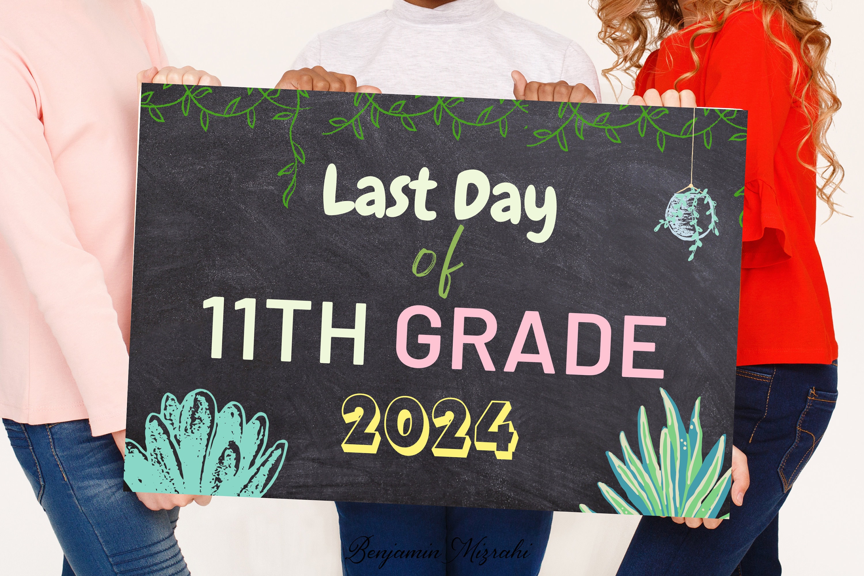 Last Day of School Sign, Printable School Poster, Digital School Sign ...