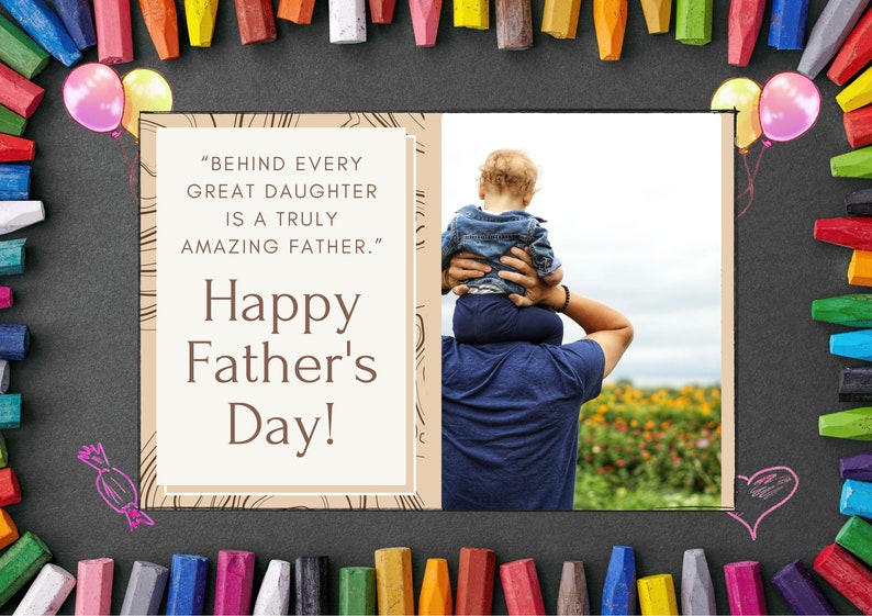 Happy Father's Day Digital Printable Instant Download - Etsy
