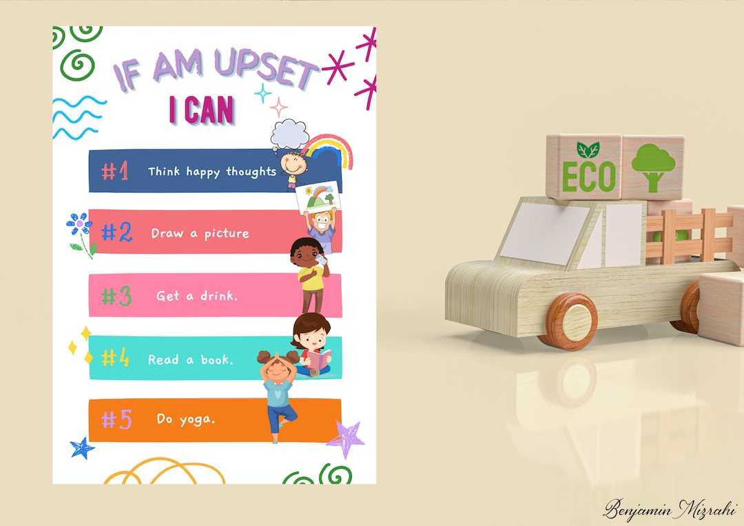 If Am Upset I Can Problem Solving Poster for Kids - Classroom ...