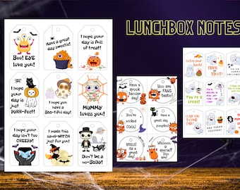 Halloween Joke Lunchbox Notes (printable) - Etsy