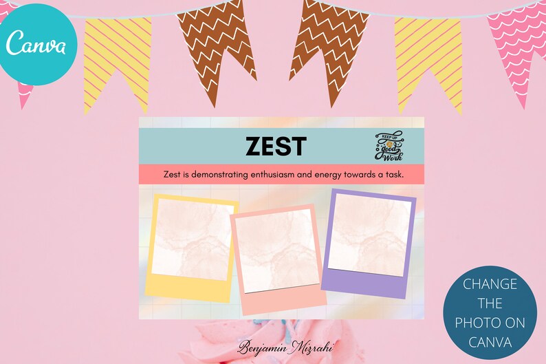 Good Behavior Poster – Student Shout Out Cards (editable Canva Template ...