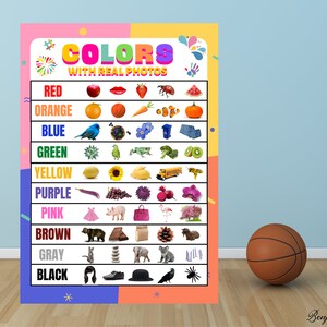 Colors Educational Print, Crayon Colors Poster, Printable Wall Art ...