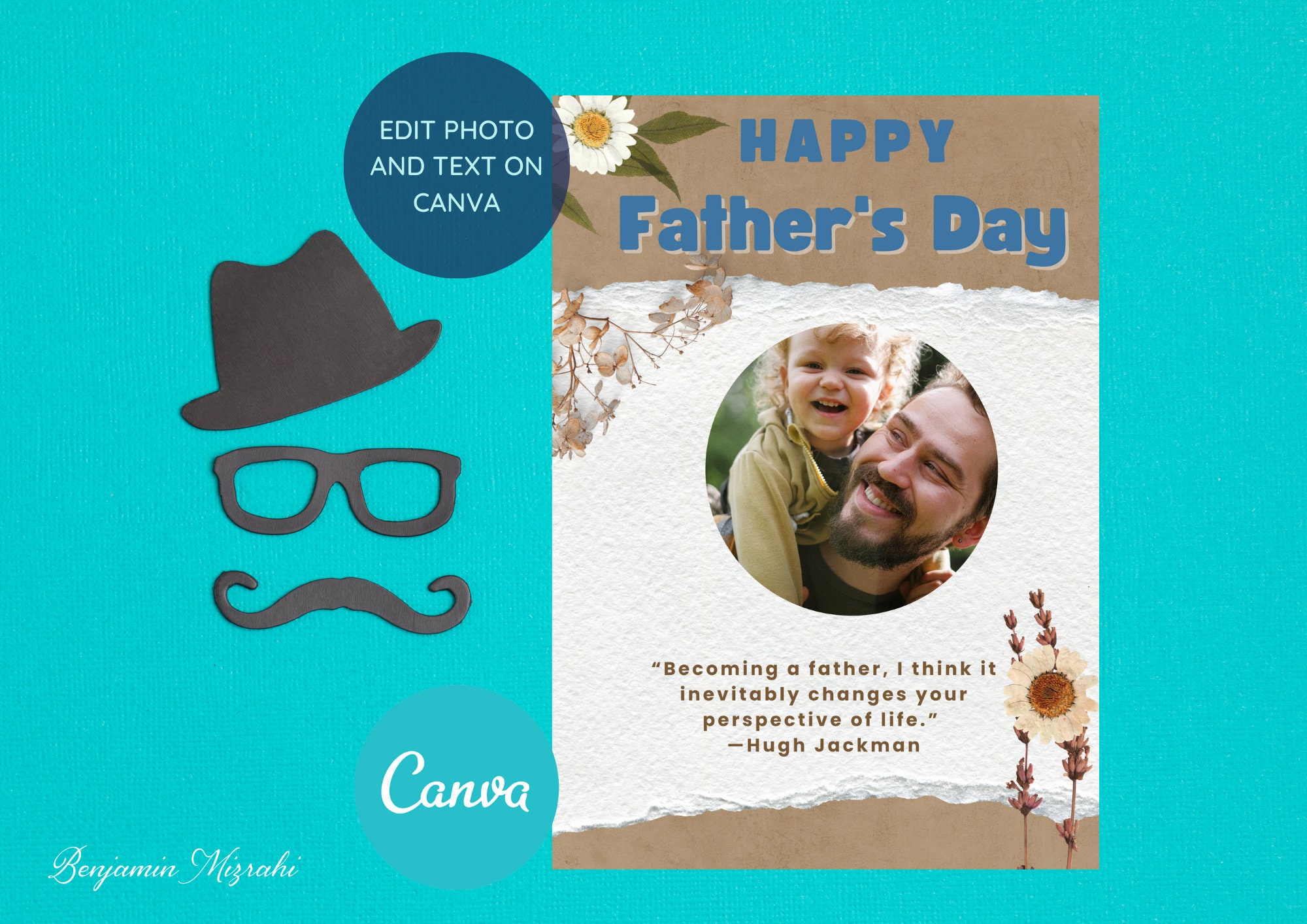 Printable Father's Day Card, Fathers Day Card, Greeting Card, Dad, for ...