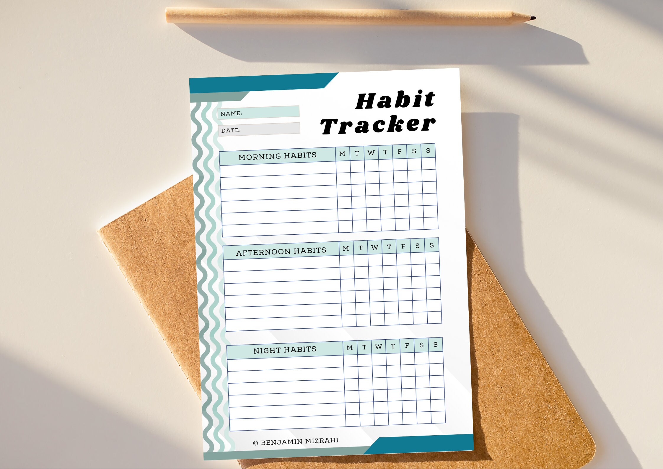 Habit Tracker | Daily, Weekly, Monthly Goal Setting | Productivity ...
