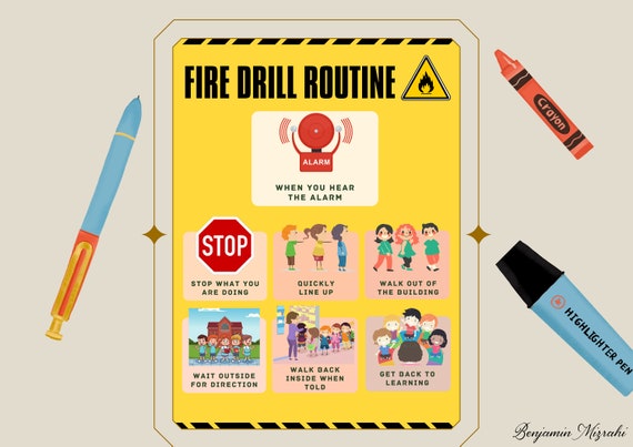 Earthquake Drill Poster