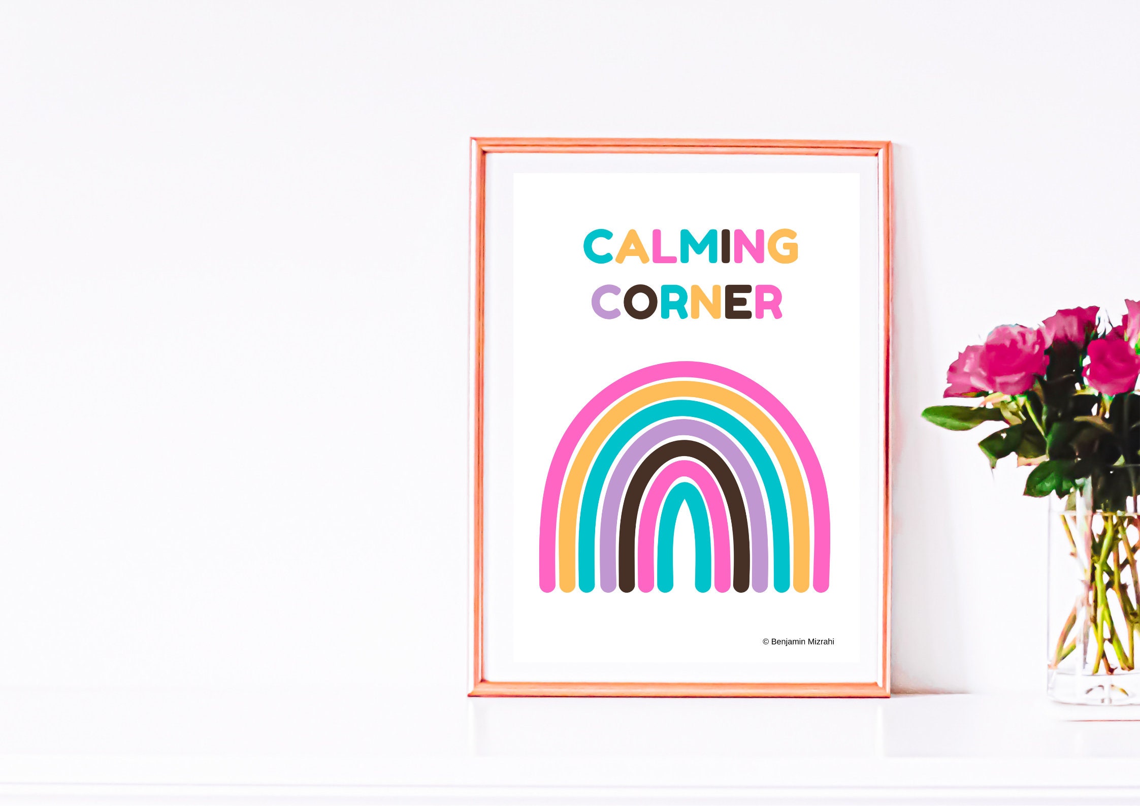 Calming Corner Poster Wall Art Poster Calm Down Sign Printable ...