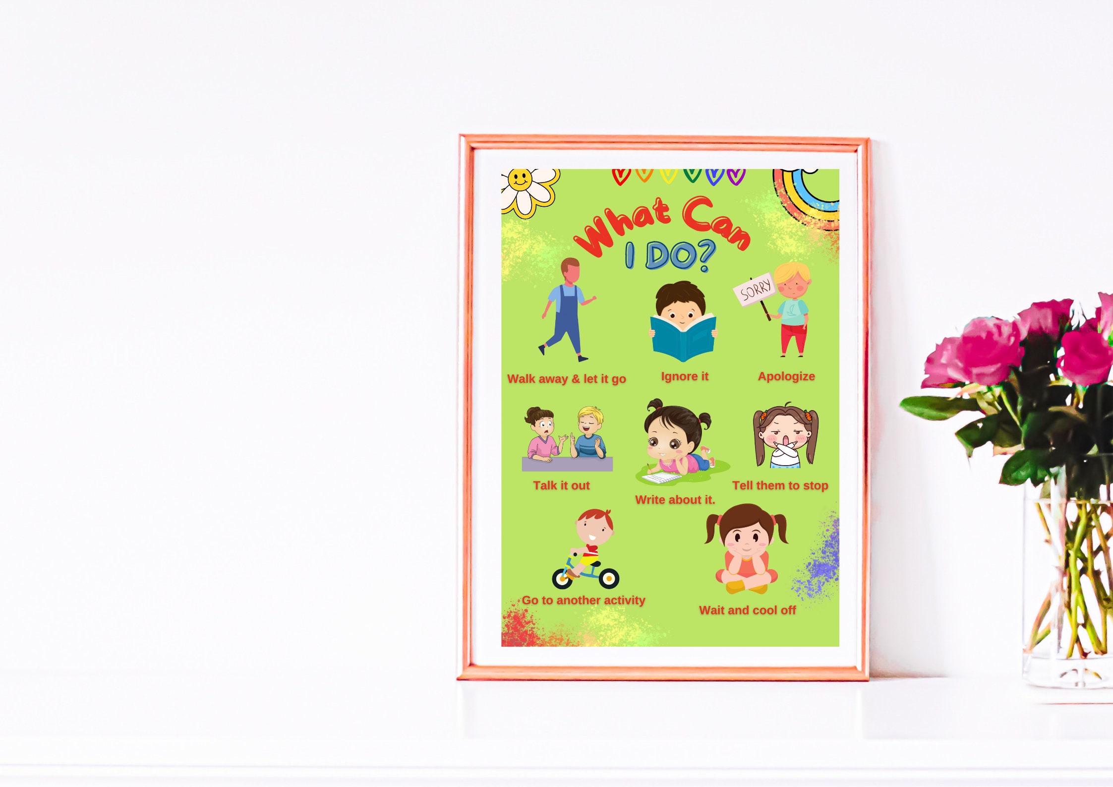 What Can I Do Problem Solving Poster for Kids Classroom Management ...