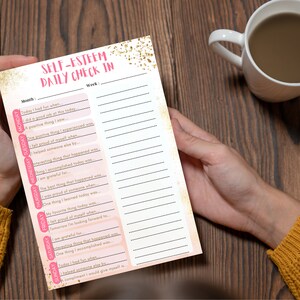 Daily Self-esteem Journal Printable Worksheet Child Therapy Counseling ...