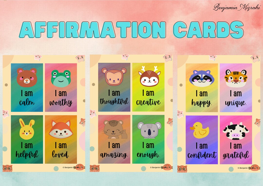 Positive Affirmation Cards | Calming Corner | Kids Affirmations ...