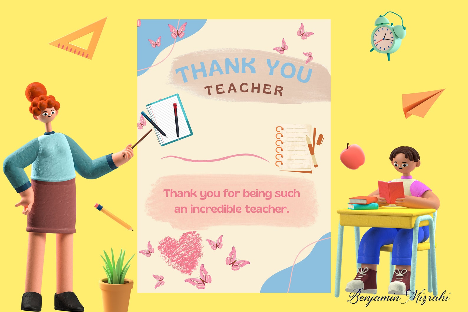 Printable Teacher Thank You Card, Teacher Appreciation Week, Thank You ...