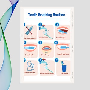 Step by Step Teeth Brushing Routine for Toddlers, Pre-schoolers and ...