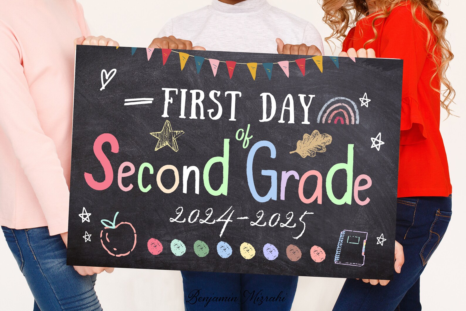 Editable Reusable First or Last Day of School Sign - Any Grade Sign for ...