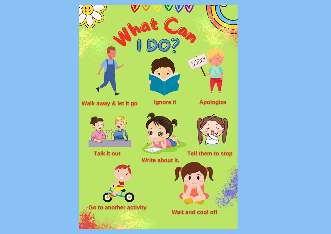 What Can I Do Problem Solving Poster for Kids - Classroom Management ...