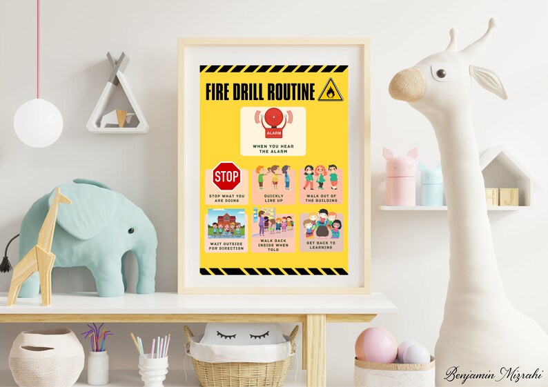 Safety Drills Visuals, Safety, Fire Drill, Earthquake, PECS, Visual Aid ...