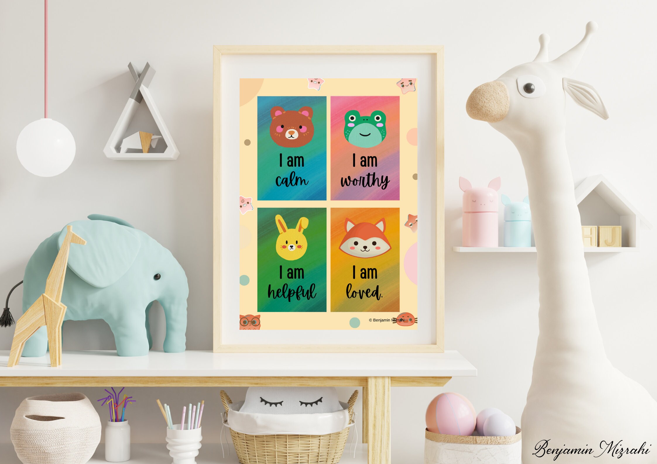 Positive Affirmation Cards Calming Corner Kids Affirmations Positive ...