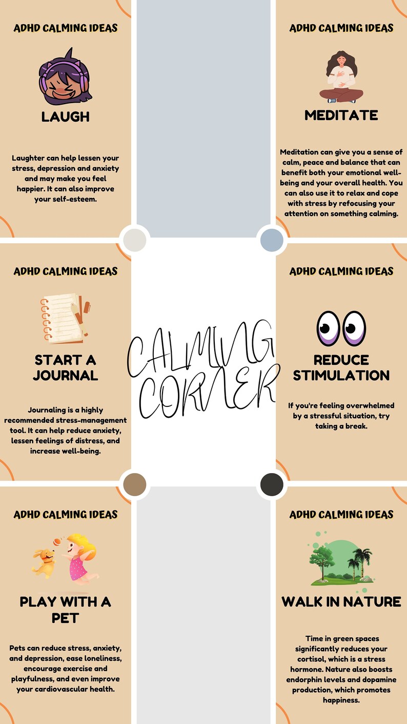 11 Calming Techniques - Calm Down Corner Posters Print Educational Wall ...