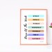 Days of the Week Poster, Rainbow Colors, Kids Classroom Decor (digital ...