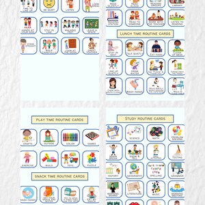 Classroom Routine Cards I Visual Schedule Cards| Toddler Preschool Classroom Routines I ...