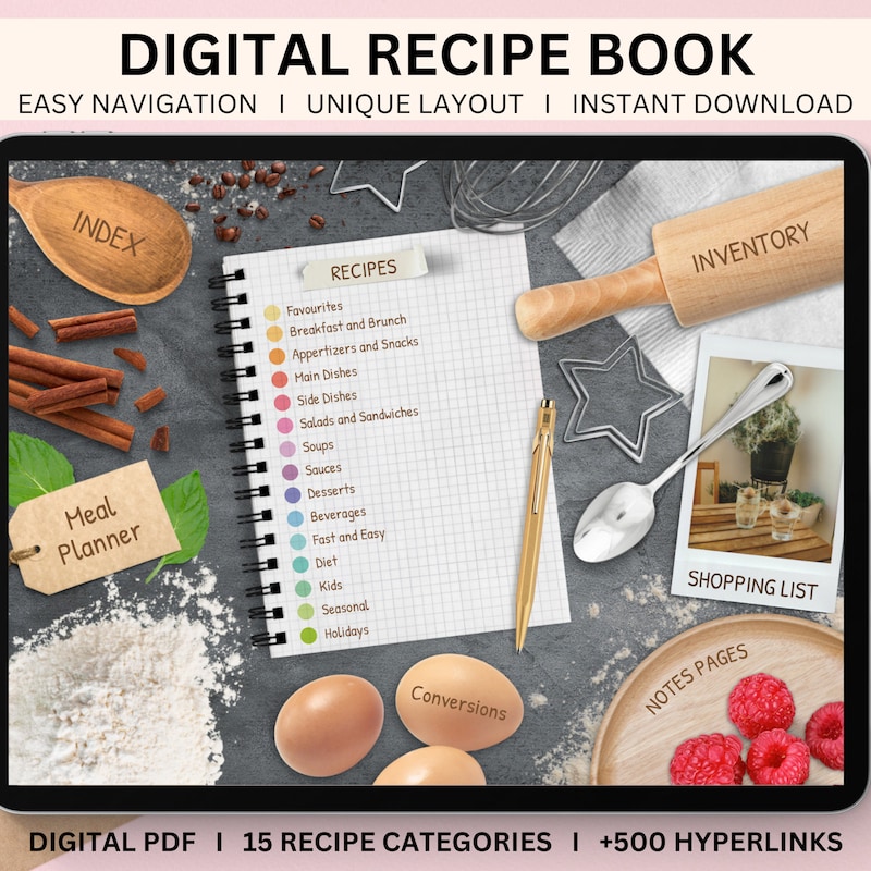 Recipe Book - Etsy