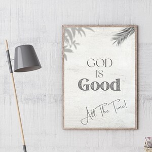 God is Good Faith Printable Psalm 27 13 Bible Verse Poster - Etsy