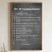 10 Commandments Poster| Exodus 20 Religious Artwork| Christianity Art ...