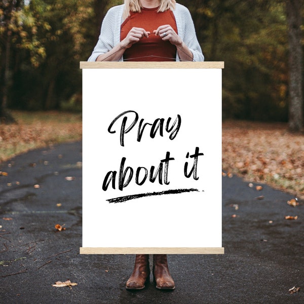 Pray Sign - Etsy