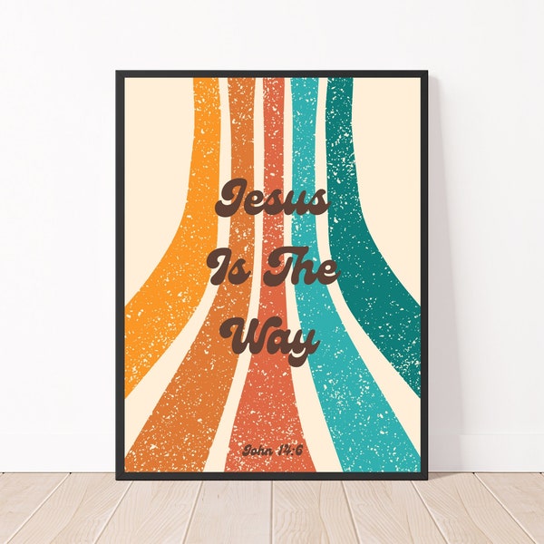 Jesus is the Way Poster - Etsy