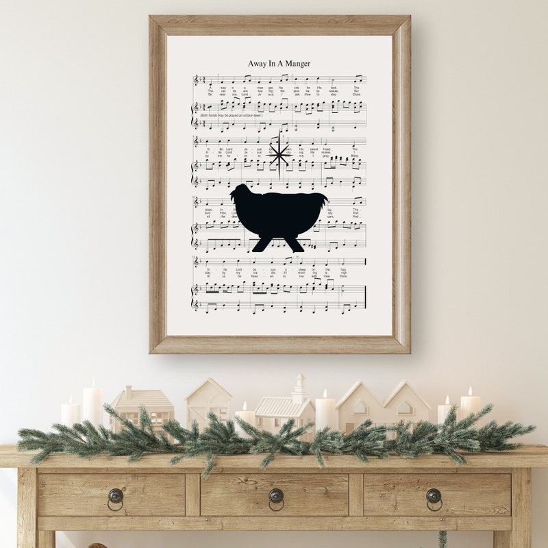Away in a Manger - Etsy