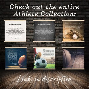 Athlete Poster Christian Sports | Prayer Poster | Christian Youth ...